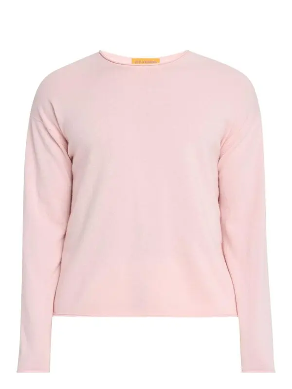 Guest In Residence Oversized Roll Cashmere Sweater - Light/pastel Pink