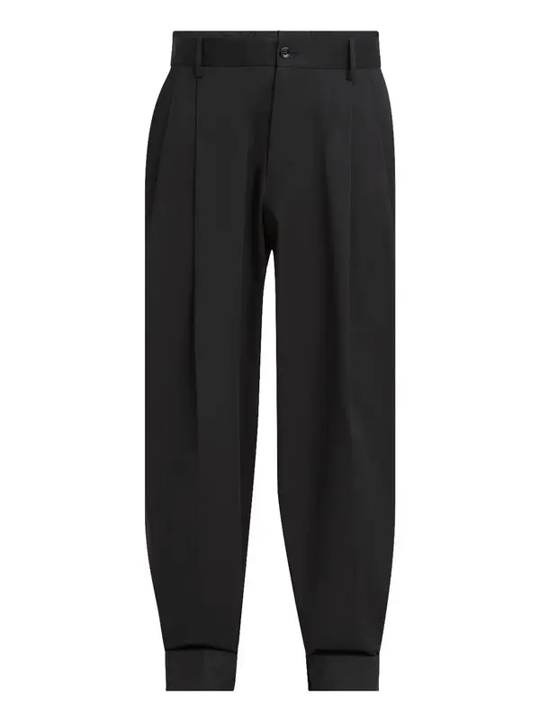 Dolce & Gabbana Double-pleated Amphora Pants - Charcoal