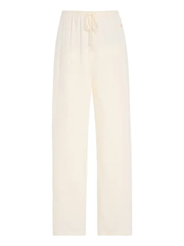 Eterne Brody Cotton Gauze Pants - Ivory