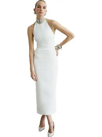 THE NEW ARRIVALS ILKYAZ OZEL Hemingway Bellini Gown - White