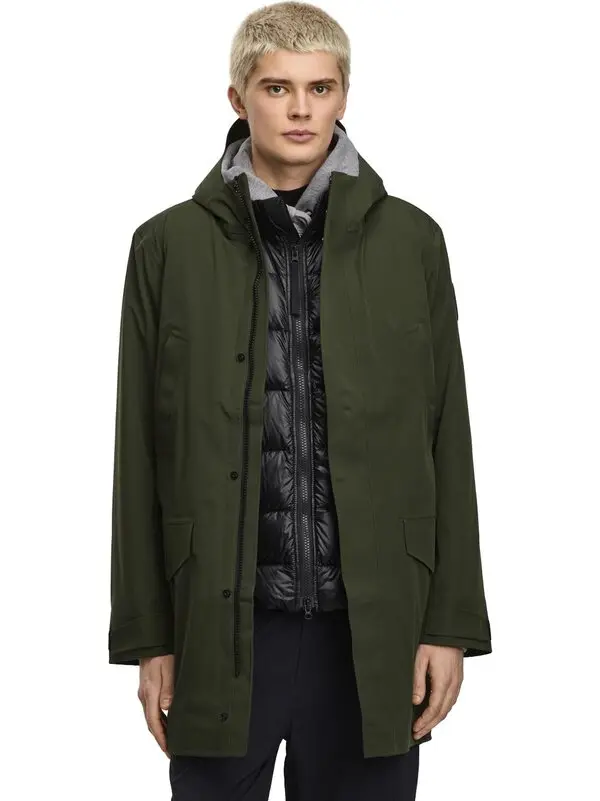 Canada Goose Barclay Rain Jacket - Moss Khaki