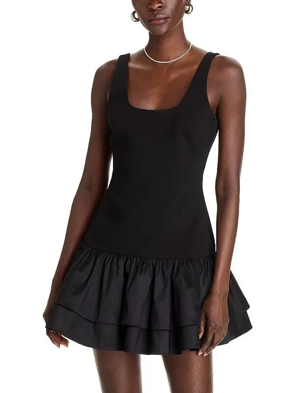 Likely Marika Ruffled Dress - Black
