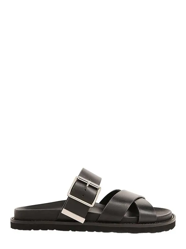 Whistles Celestine Buckled Sandals - Black