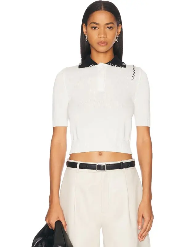 Marni Polo Top - Natural White
