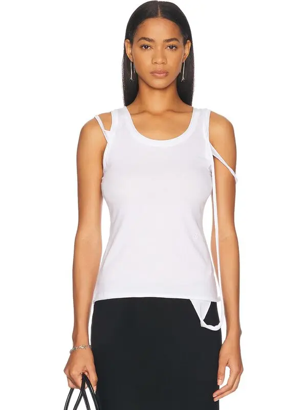 Helmut Lang Strap Tank Top - Optic White