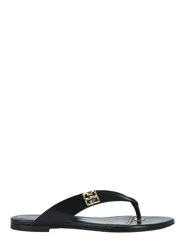 Givenchy 4g Liquid Thong Sandal - Black