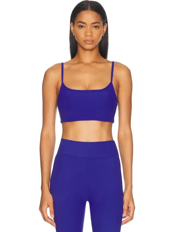 The Upside Carnaby Hutton Scoop Sports Bra In Blue - Cobalt