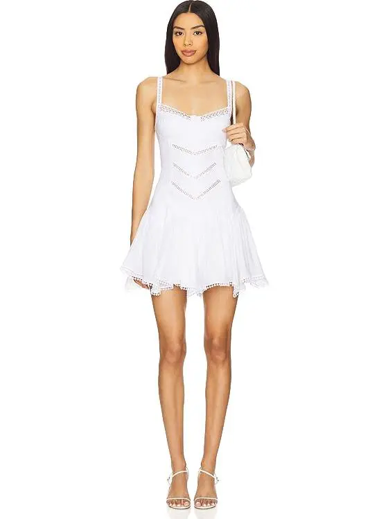 Charo Ruiz Ibiza Lira Mini Dress - White