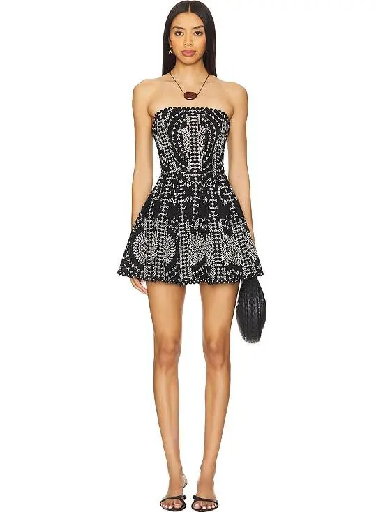 Charo Ruiz Ibiza Clem Short Dress - Black Nel?m