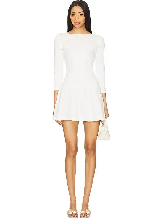 Free People Lucienne Mini Dress - Clean Ivory
