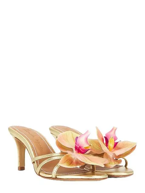 ALAMEDA TURQUESA Cecily Heel - Gold