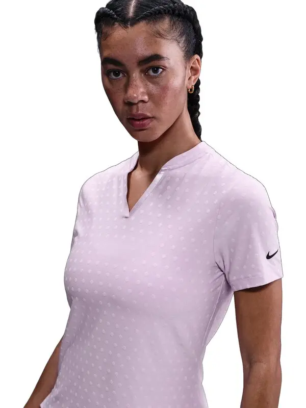 Nike Tour Dri-fit Short-sleeve Blade Jacquard Golf Polo - Purple