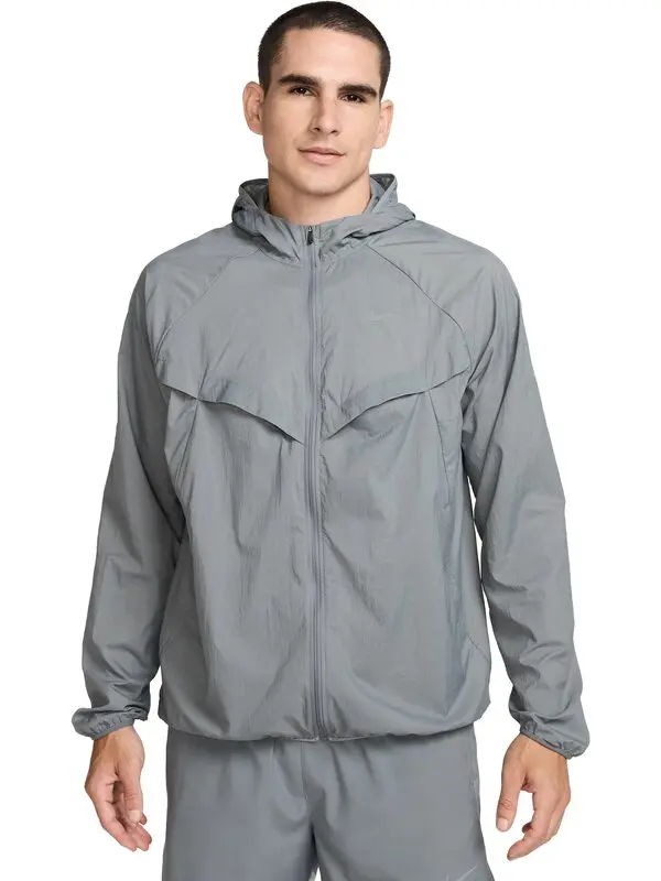 Nike Stride Repel Uv Running Jacket - Grey