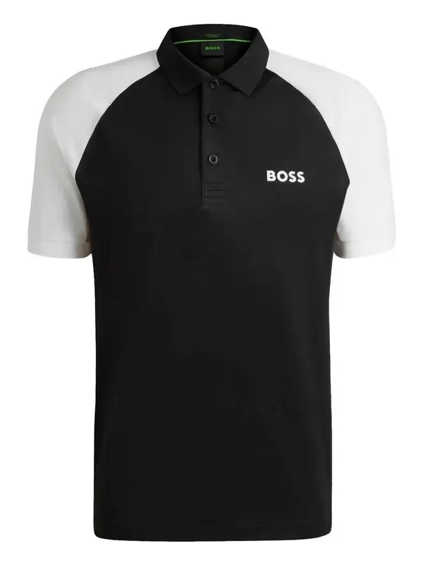 BOSS Two-tone Polo Shirt - Black