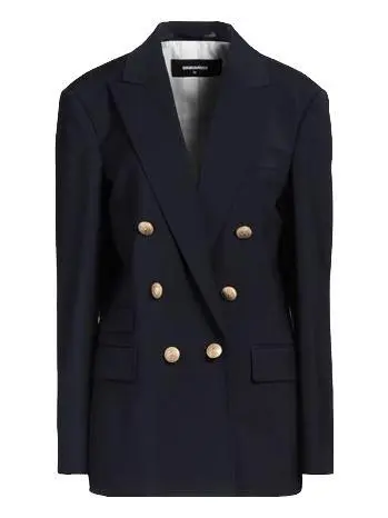 Dsquared2 Double-breasted Solid Blazer - Navy