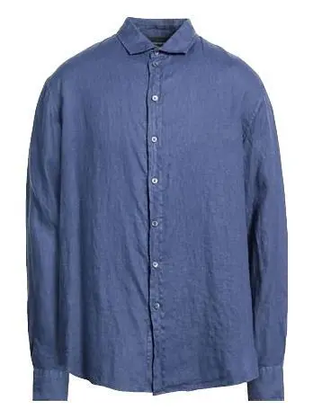 Emporio Armani Shirt Sky Size Linen - Blue