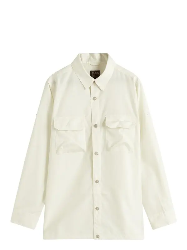 Taion Military Pocket Shirt - Off White