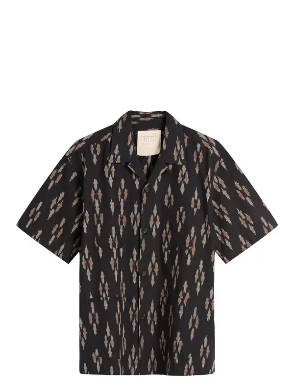 KARDO Pedro Handwoven Vacation Shirt - Black