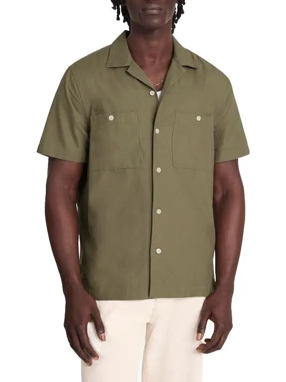 Madewell Twill Camp Shirt - Pressed Sage