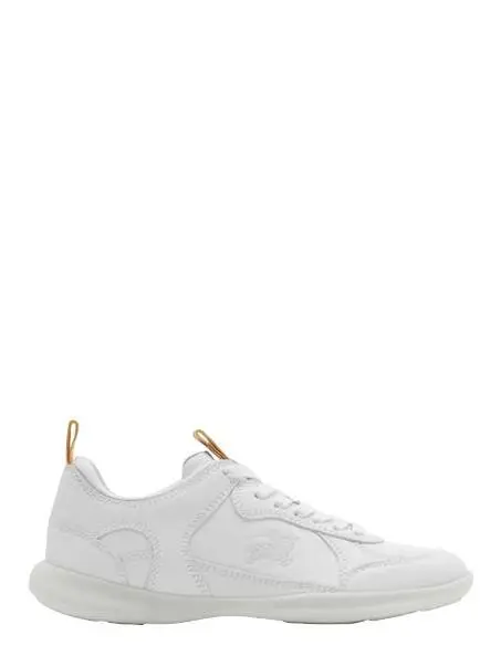 Burberry Leather Matrix Sneakers - Optic White
