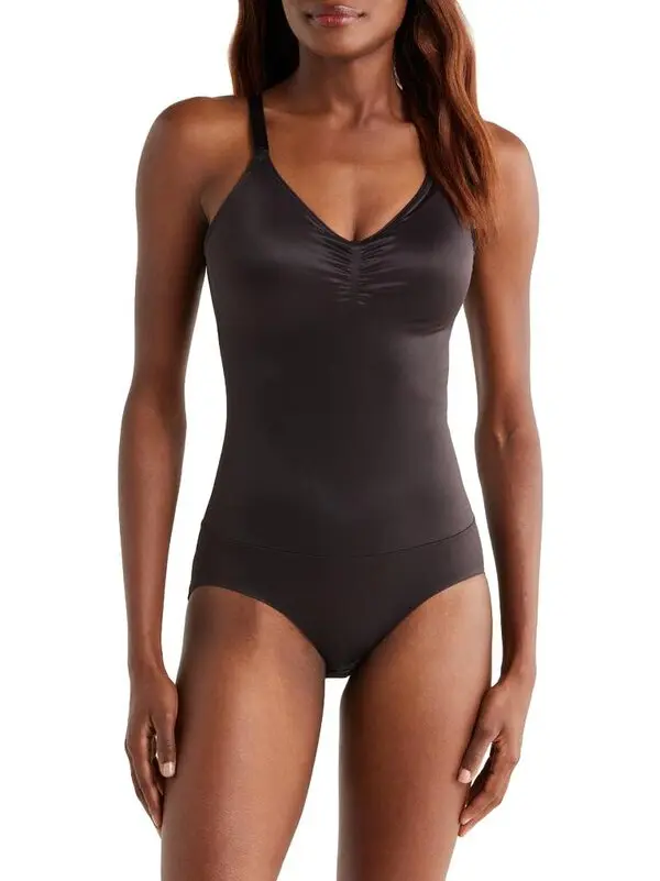 MIRACLESUIT® Comfy Curves Bodybriefer Shaper Bodysuit - Black