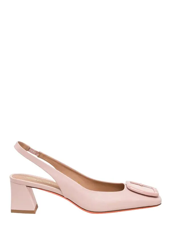 Santoni Mid-heel Slingback - Pink