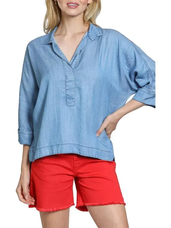 APNY High-low Shirt - Light Indigo