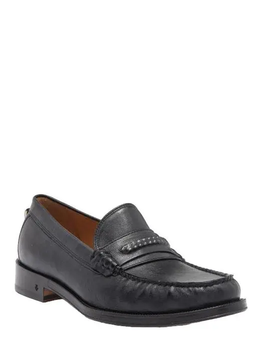 John Varvatos Hawthorne Chain Bit Loafer - Black
