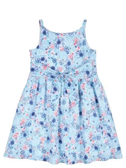 FLORENCE EISEMAN Floral Print Dress - Blue / Multicolor