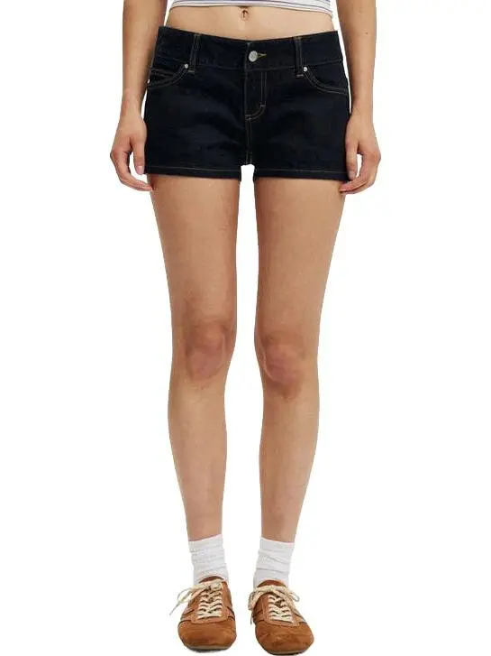 COTTON ON Micro Low Denim Short - Shutter Blue