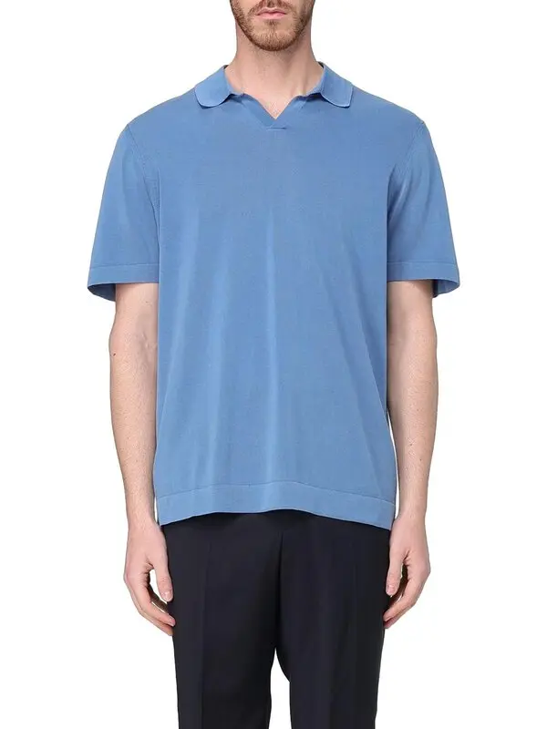 DRUMOHR Polo Shirt - Gnawed Blue