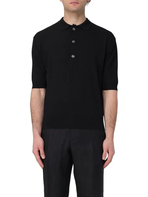 LARDINI Polo Shirt - Black