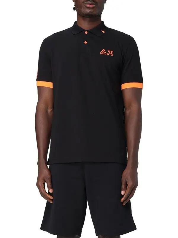 SUN 68 Polo Shirt - Black