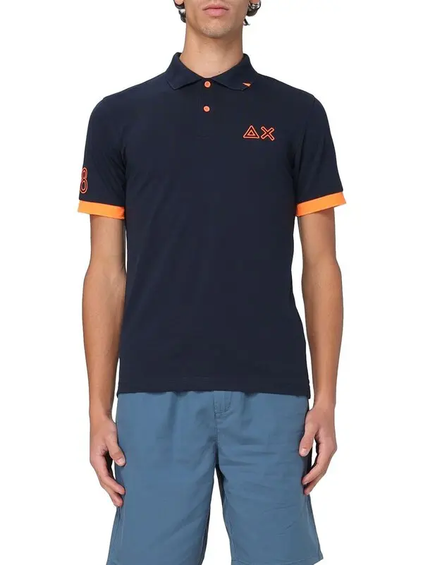 SUN 68 Polo Shirt - Navy