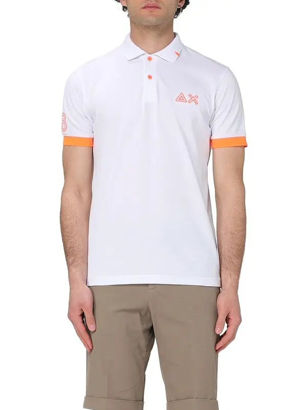 SUN 68 Polo Shirt - White