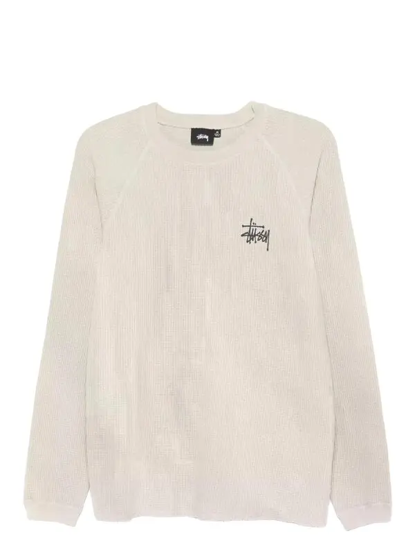 StÜssy Basic Thermal T-shirt - Neutrals