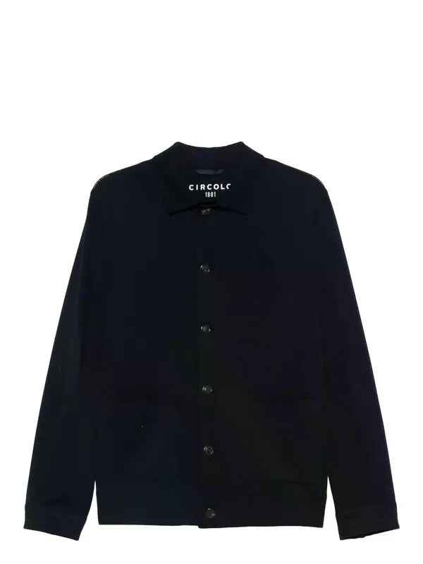 CIRCOLO 1901 Piqué-weave Shirt - Blue