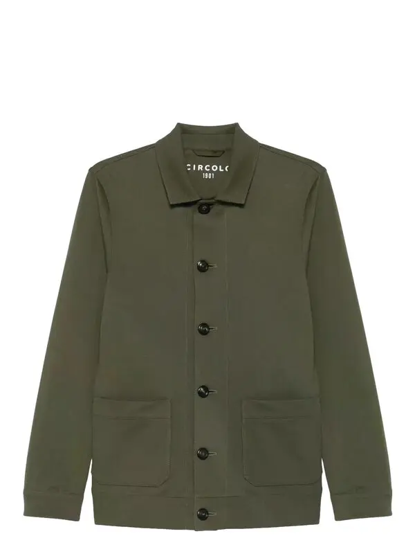 CIRCOLO 1901 Piqué-weave Shirt - Green