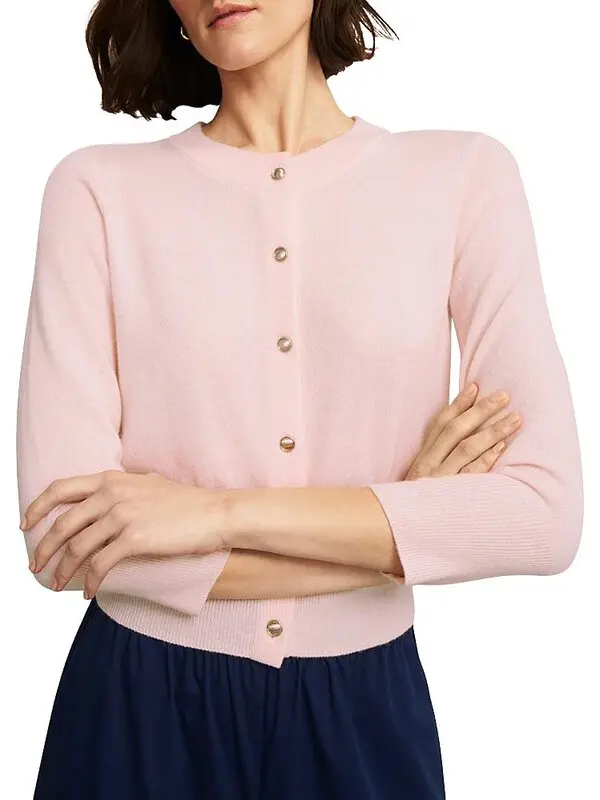HOBBS LONDON Tresco Cardigan - Pale Pink