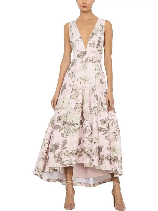 Alice + Olivia Lila Floral Maxi Dress - Meadow