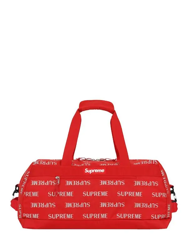 Supreme 3m Reflective Repeat Duffle Bag - Red