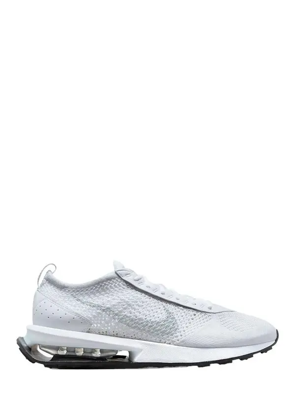 Nike Air Max Flyknit Racer Next Nature Sneakers - White/black/pure Platinum