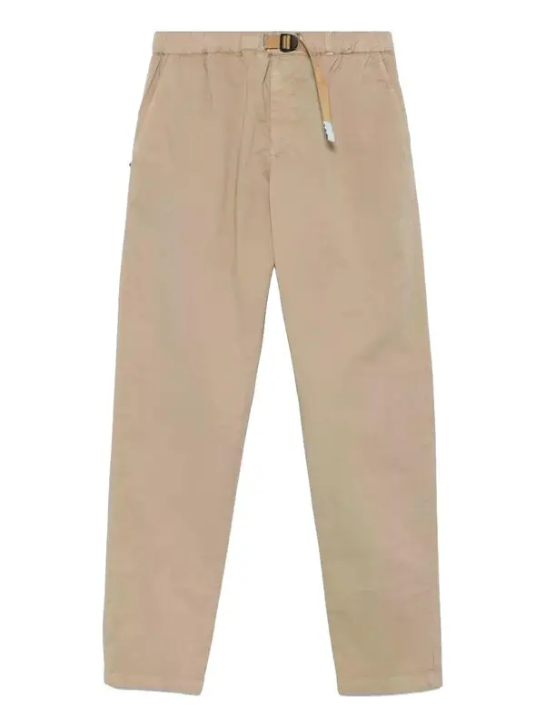 WHITE SAND Belted Chino Trousers - Neutrals