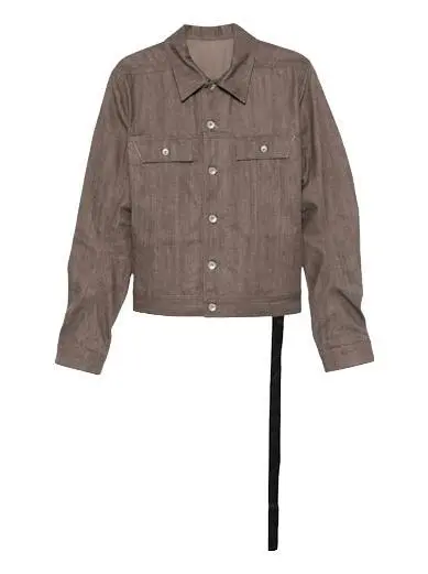 Rick Owens Trucker Jacket - Dark Dust
