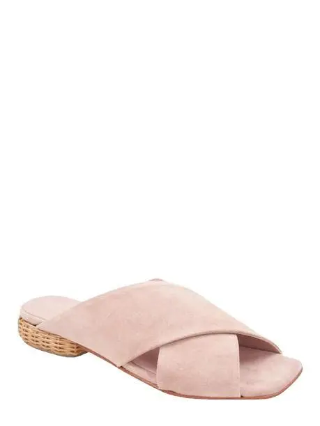 Andre Assous Willa Woven Heel Sandals - Blush