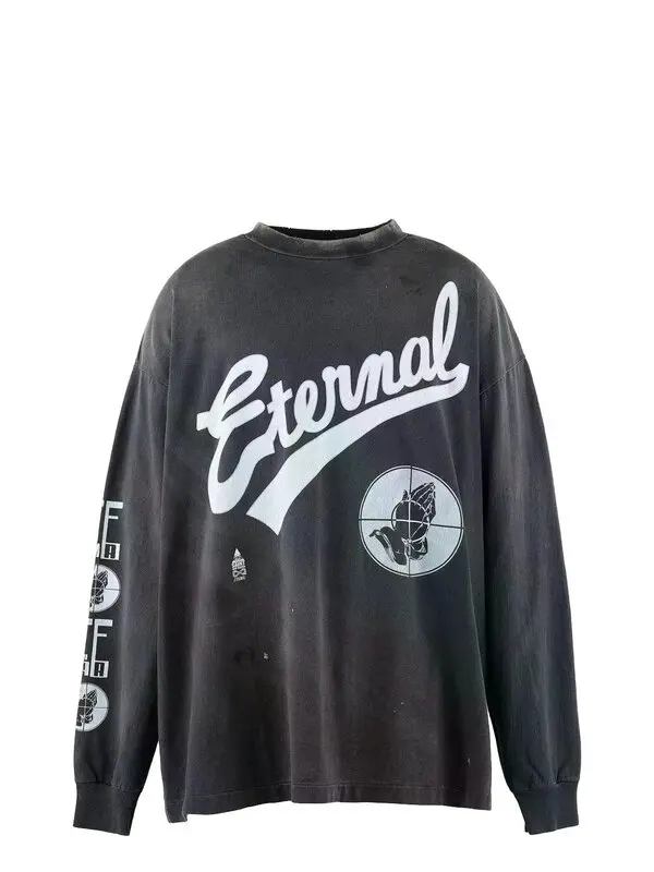 SAINT MXXXXXX Eternal Sweatshirt - Black