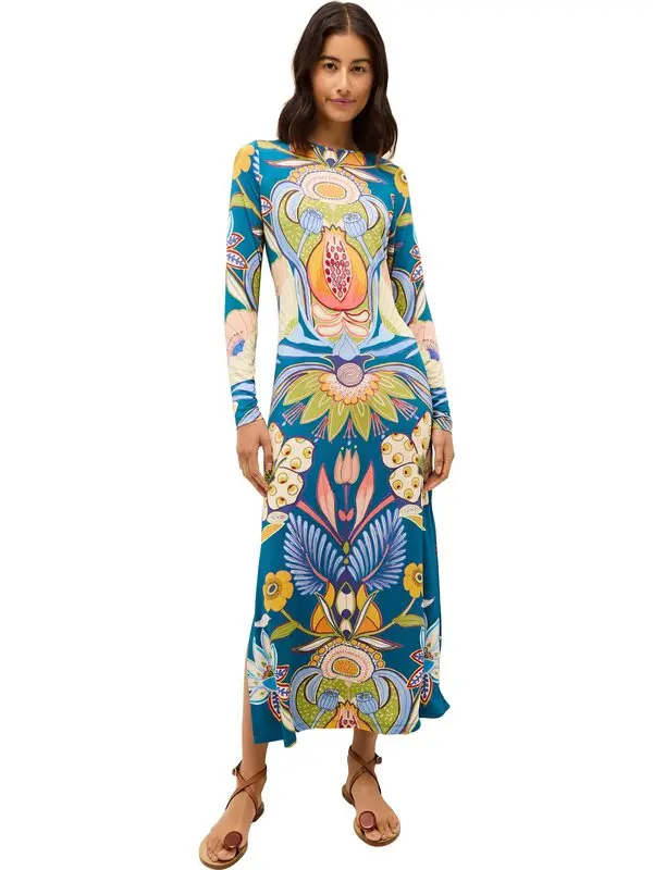 MARIE OLIVER Vaughn Dress - Perennial