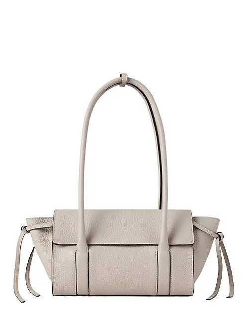 Mulberry Mini Soft Bayswater Leather Tote Bag - Chalk