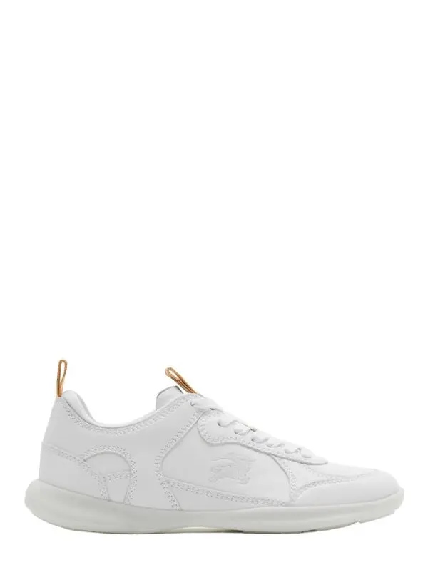 Burberry Leather Matrix Sneakers - Optic White