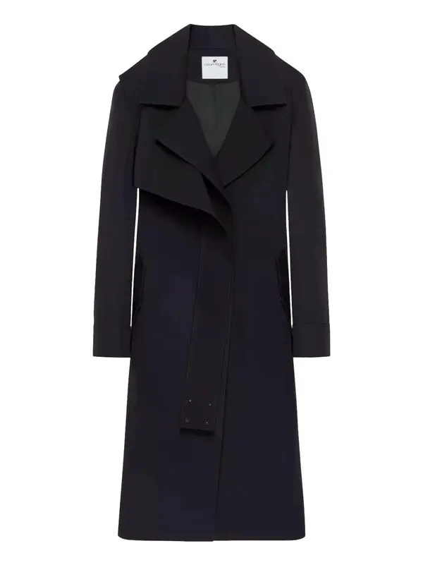 COURREGES Twist Trench Coat - Blue